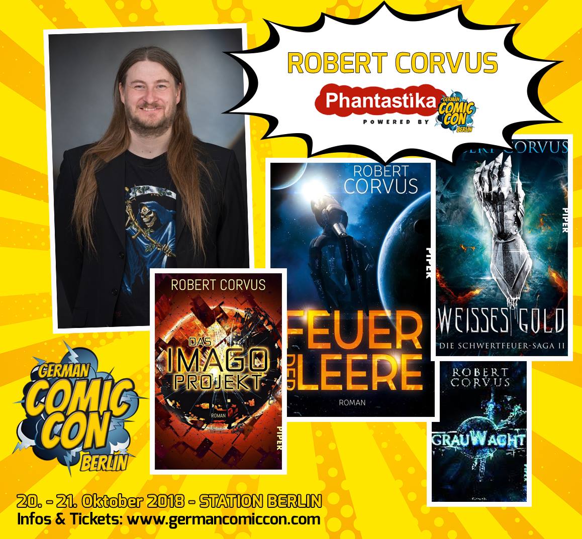 Robert Corvus' anstehende Termine